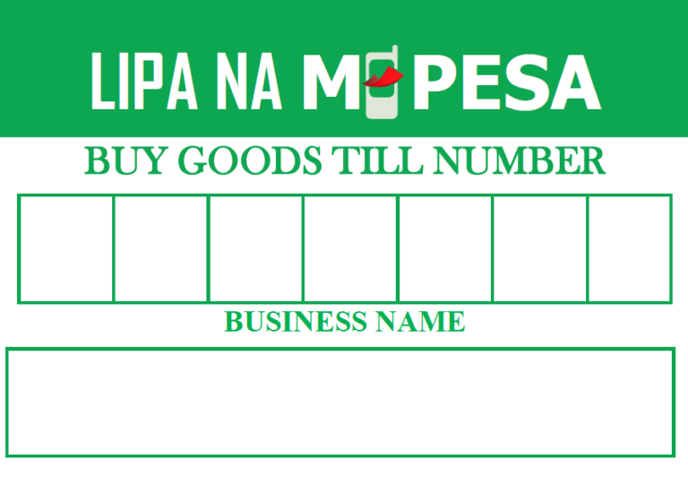 Download Buy Goods Till Number Template - JO-TECH Cyber